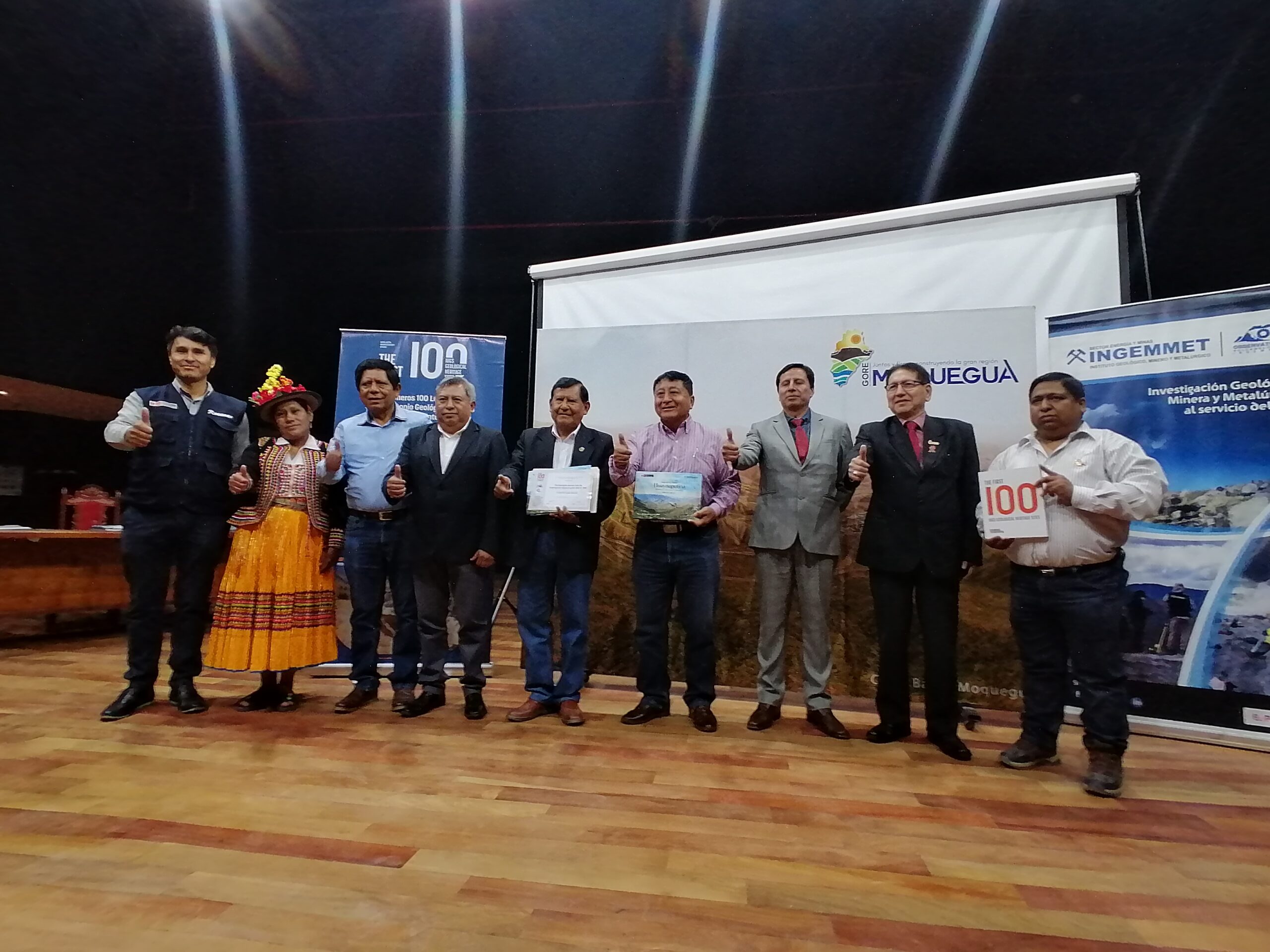 GOBIERNO REGIONAL DE MOQUEGUA RECIBE CERTIFICADO QUE OTORGA AL GEOSITIO ...